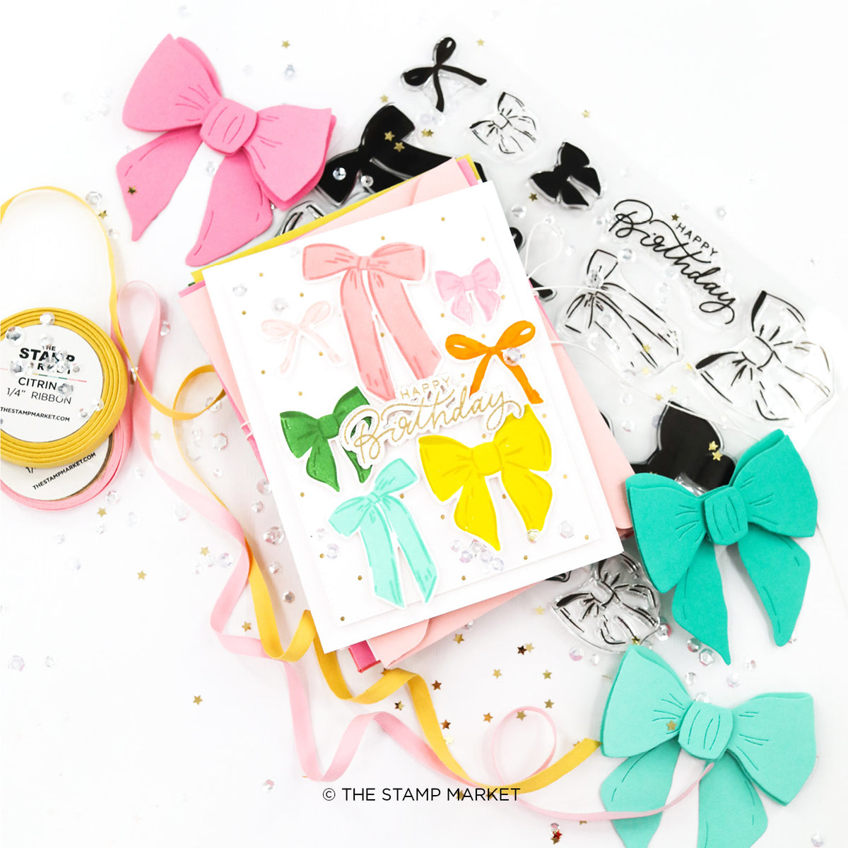BEAUTIFUL BOWS STAMP SET – The Stamp Market