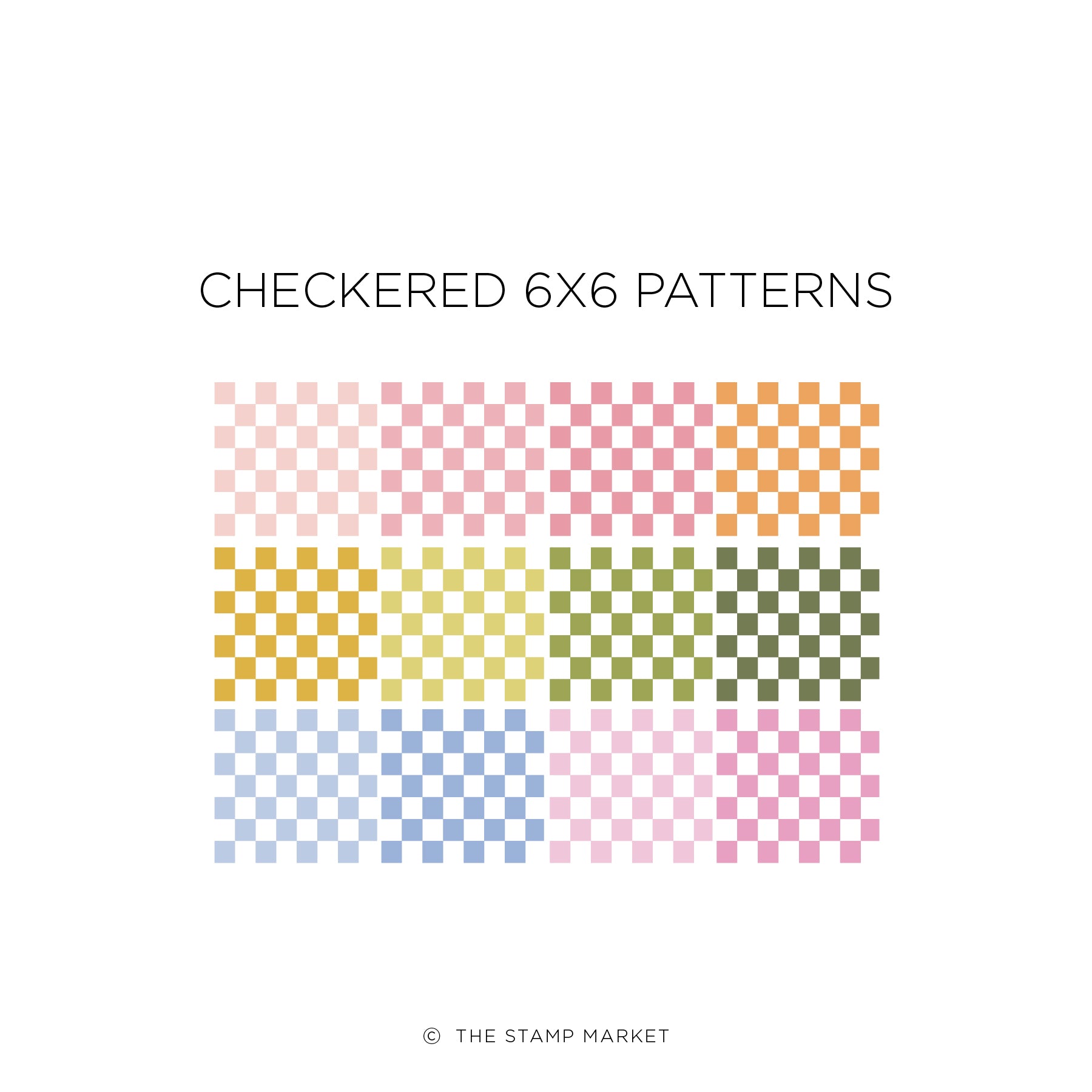 CHECKERED 6X6 PATTERNS – The Stamp Market