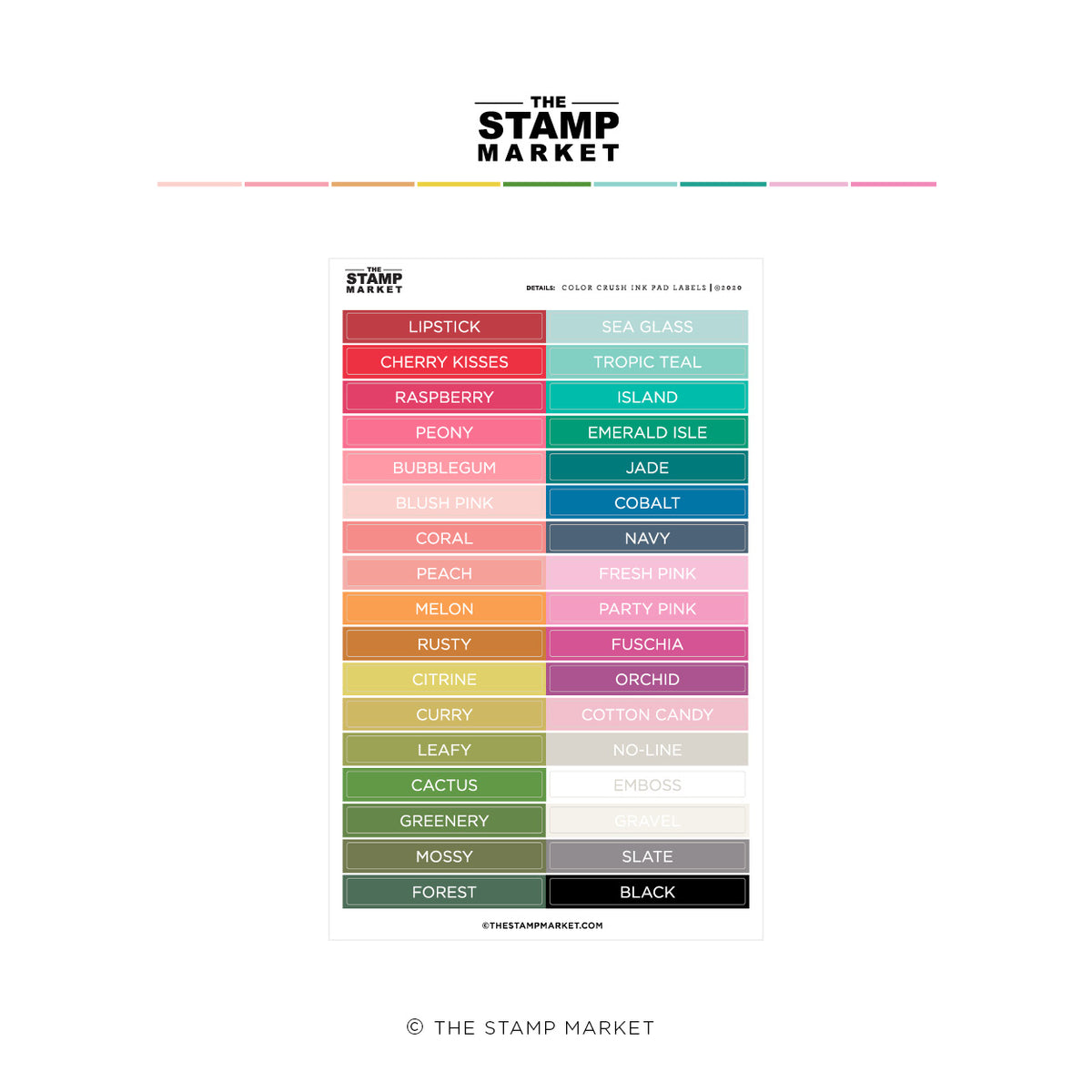 INK PAD LABELS Set 1 – The Stamp Market