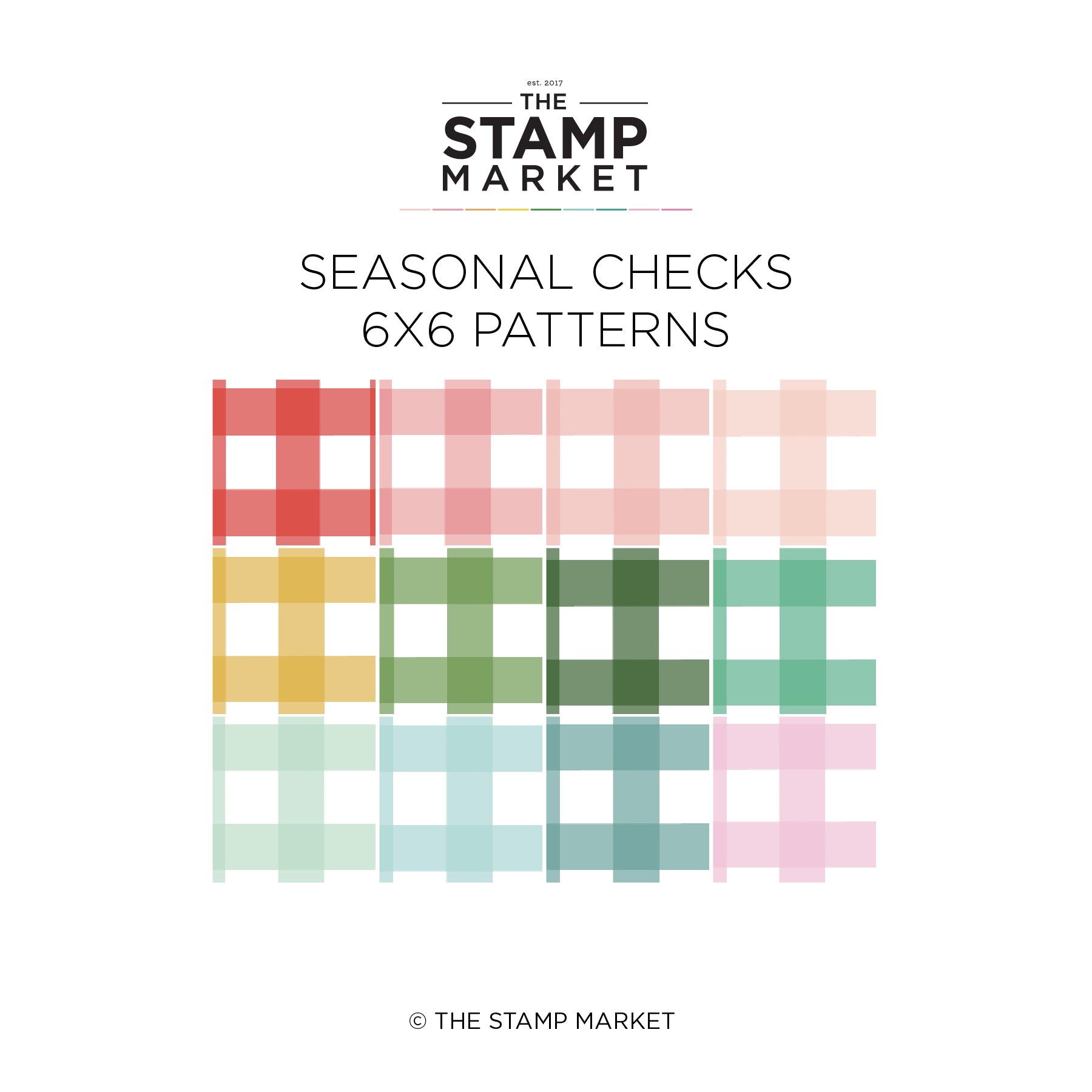 SEASONAL CHECKS 6X6 PATTERNS – The Stamp Market
