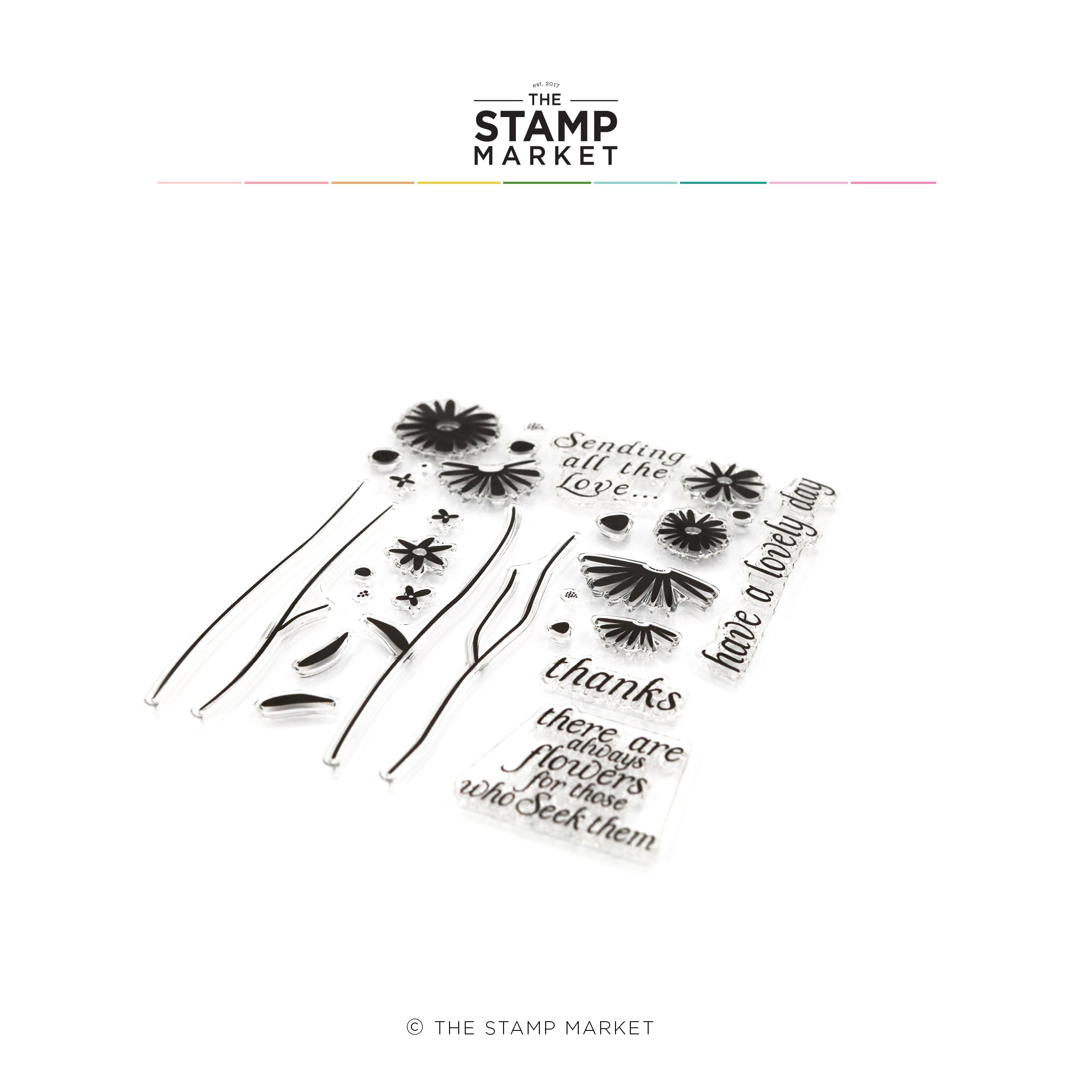 DELICATE DAISY STAMP – The Stamp Market