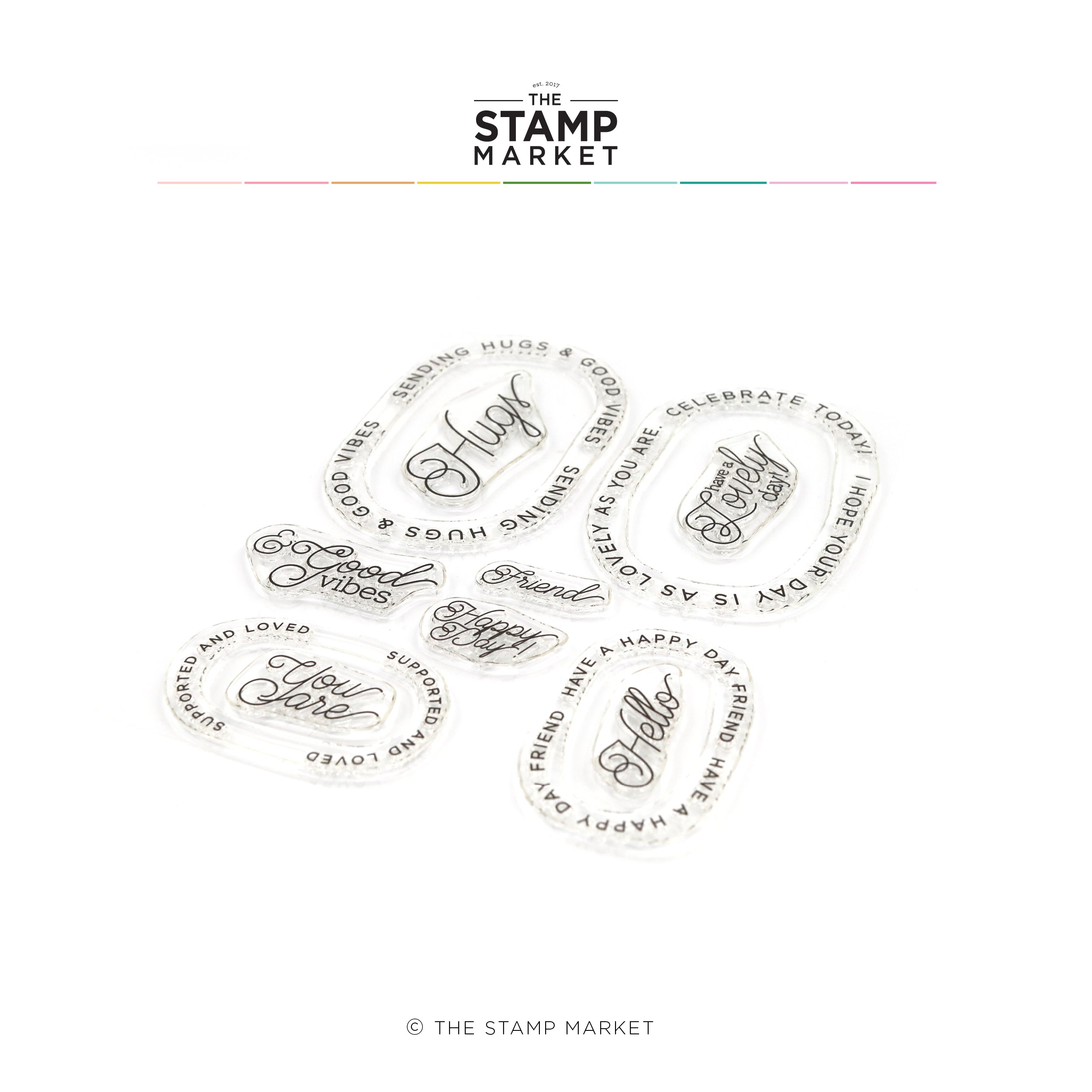 SENDING GOOD VIBES STAMP SET – The Stamp Market