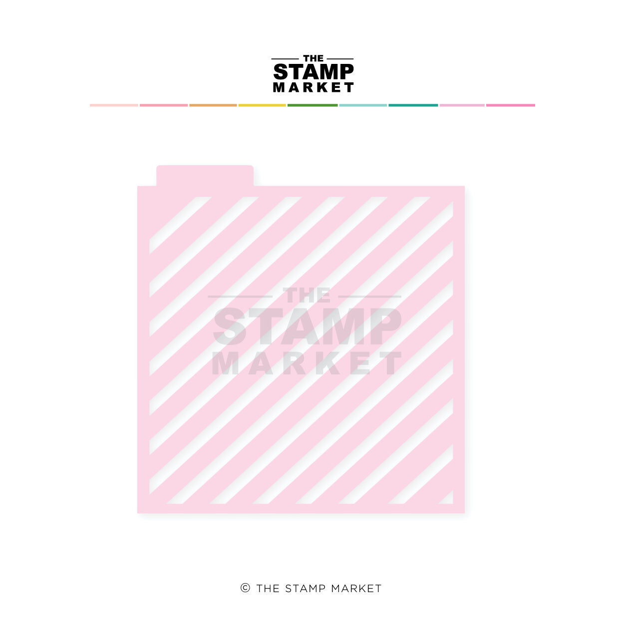 DIAGONAL STRIPES STENCIL – The Stamp Market