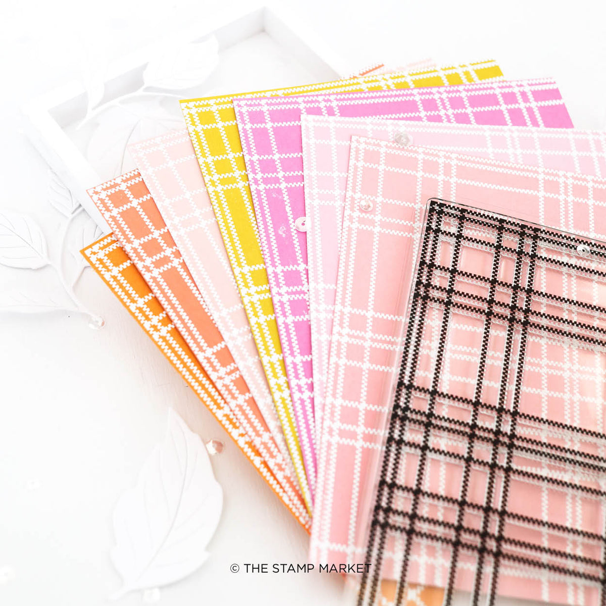 PLAID LINES STAMP – The Stamp Market