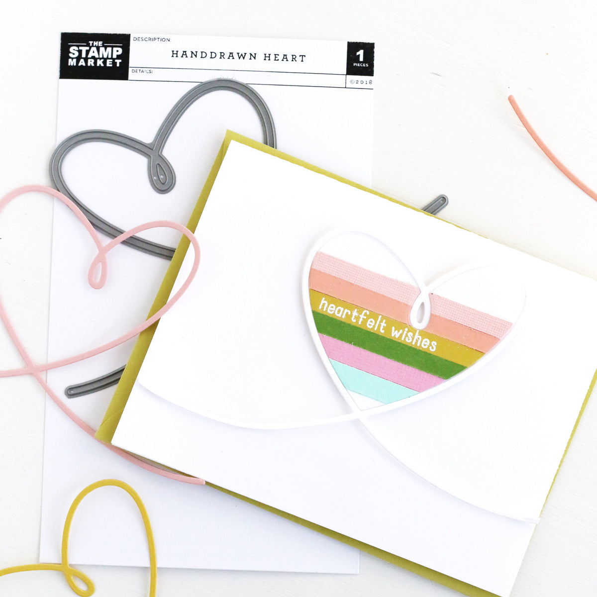 Hand-drawn Heart Die – The Stamp Market