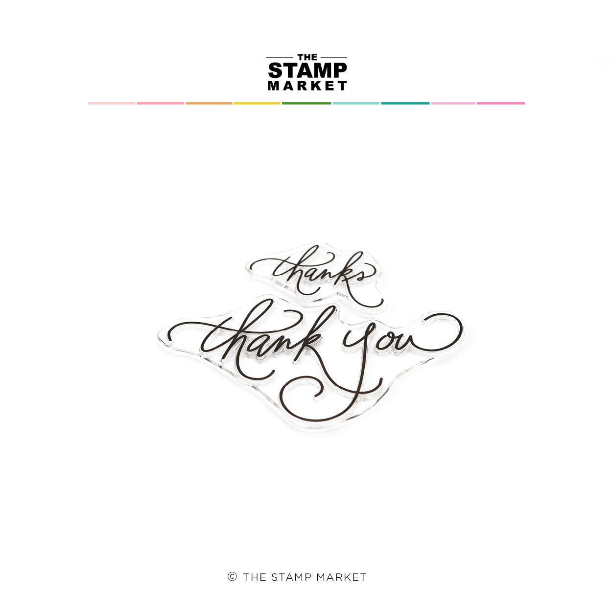 SUPER SCRIPTY THANK YOU STAMP – The Stamp Market