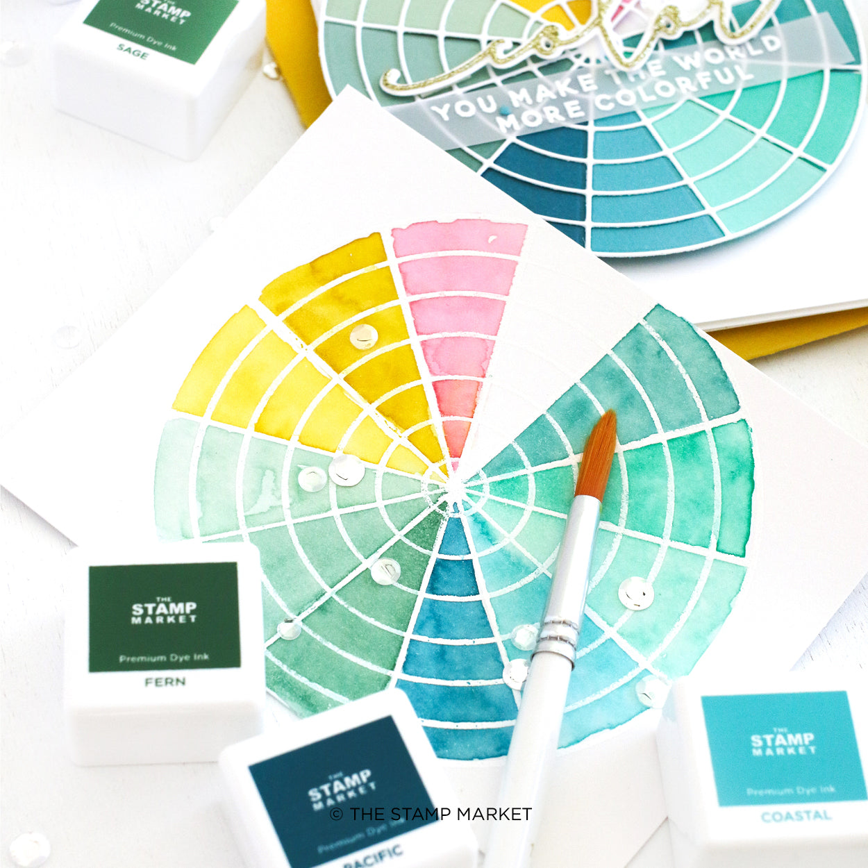 COLOR WHEEL STAMP – The Stamp Market