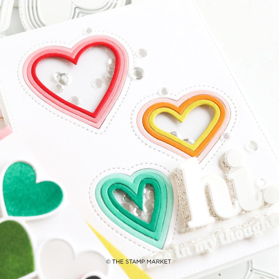 NESTED LITTLE HEARTS – The Stamp Market